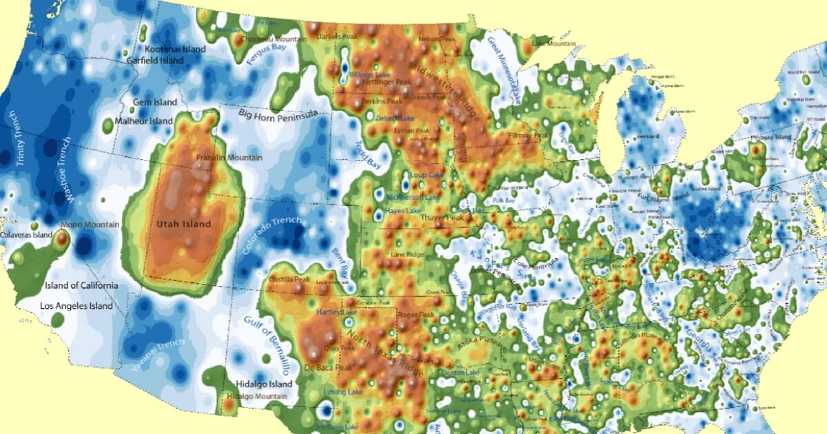 Map of US Shows Which States Have the Highest Number of People Who ...