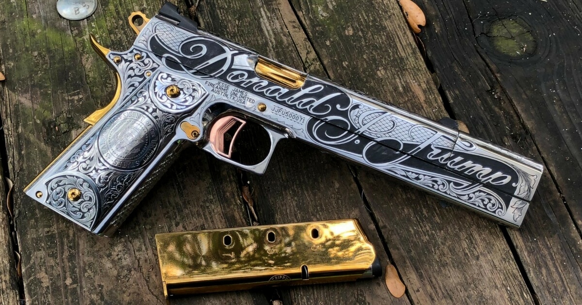 This Gun Was Personally Made for President Trump