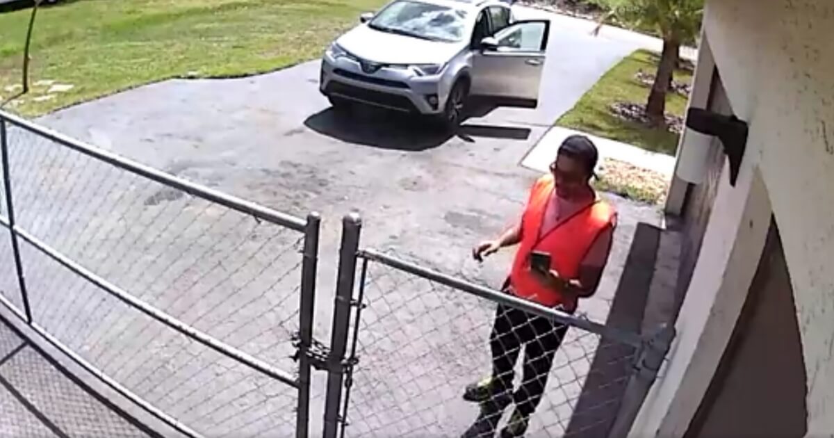 Security Camera Shows Disturbing Act Amazon Driver Committed With ...