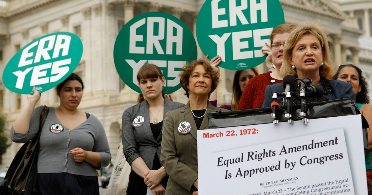 The False Premise of the Equal Rights Amendment