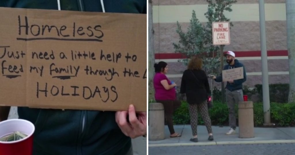 'Homeless' Man Gives $100 to Everyone That Tried To Help Him After ...