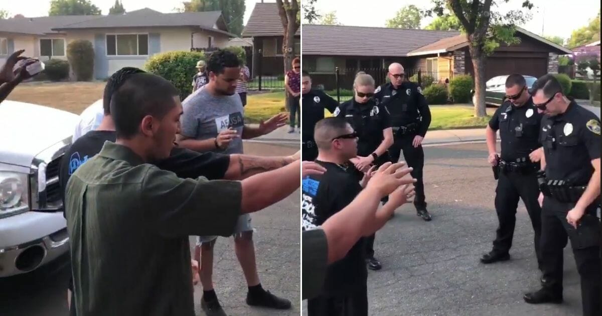 Former Gang Members and Drug Addicts Gather To Pray for Police Officers ...
