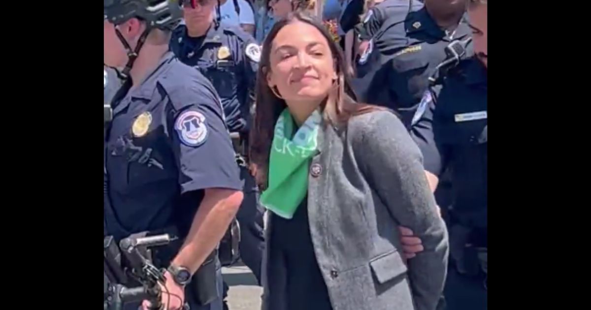 AOC Attempts to Cash in on Her Supreme Court Arrest Just Hours Later