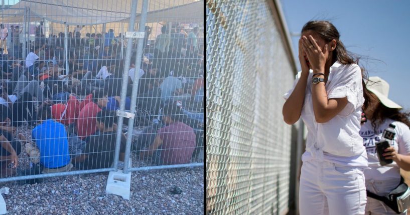 New Border Photos Expose Biden's Developing 'Kids in Cages' Situation ...