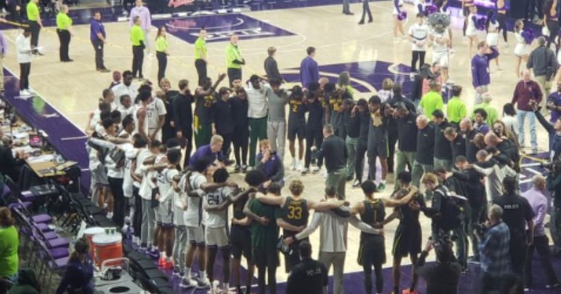 College Basketball Teams Unite in Public Prayer After Thrilling Game ...