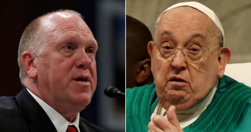 Tom Homan Takes on the Pope, Exposes Vatican Hypocrisy: 'Stick to the ...