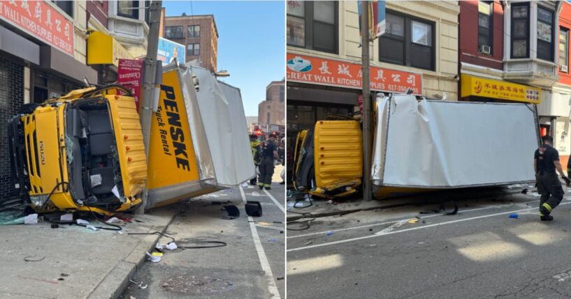 Chaos in Boston: Driver Plows Rented Truck into Pedestrians